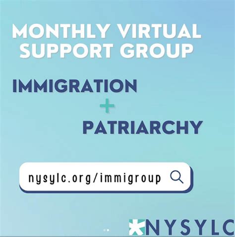 Join Nysylcs Virtual Monthly Support Groups On Immigration And Patriarchy My Undocumented Life