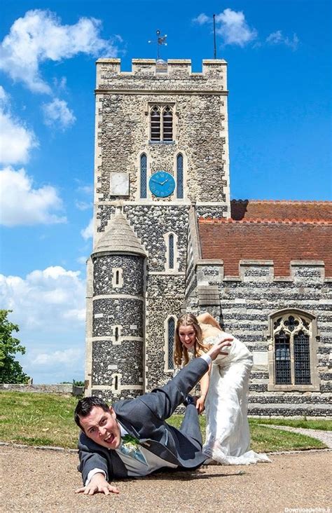 عکس خنده دار عروس دوماد