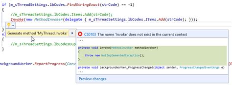 C Updating A Listbox From Worker Thread Stack Overflow