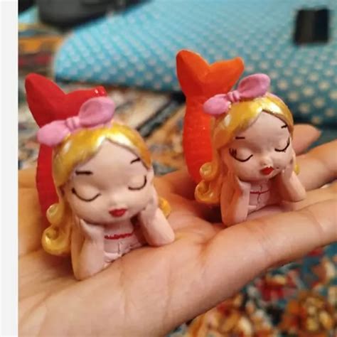 خرید و قیمت پری دریایی رنگ شده از غرفه مجموعه هنری استونیک