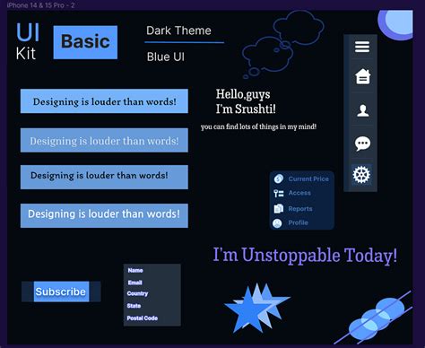 Basic Ui Kit By Srushti Kulkarni On Dribbble