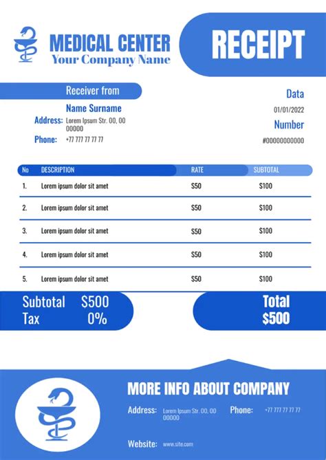 6 Receipt Templates In Google Docs Designed In 2023