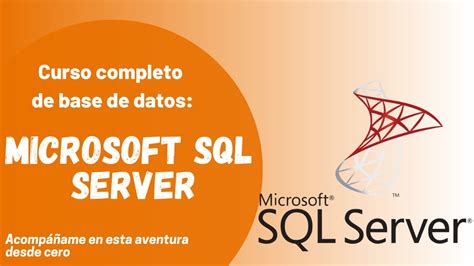 Curso Completo De Base De Datos Microsoft Sql Server Youtube