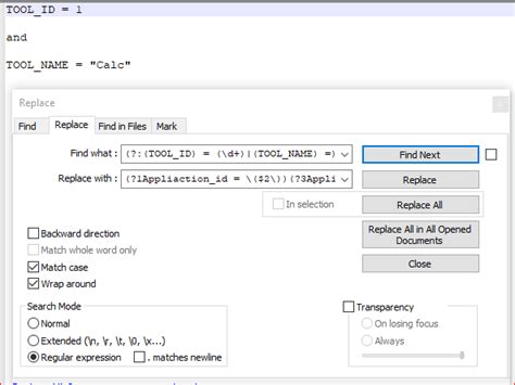 Regex In Notepad Replace Text Value New Text Value