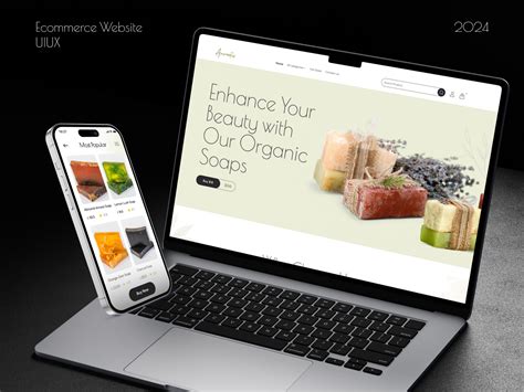 Organic Soap Shop Ecommerce Website Uiux Behance