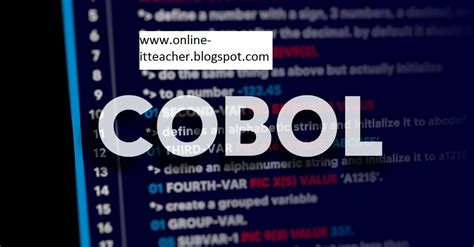 Introduction Of Cobol Programing Language