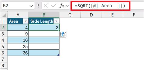 Simplifying Calculations With Square Root In Excel MyExcelOnline