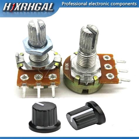 5 Sets Of 5pcs 5pcs Wh148 3 Pin 15mm B1k B1m Ohmic Terminals 1k 2k 5k 10k 50k 500k 1m Linear