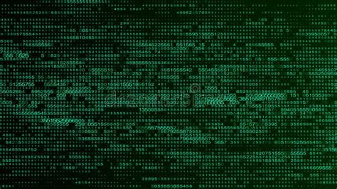 Digital Background Green Matrix Coding Or Hacking Concept Abstract Data Concept 3d Rendering