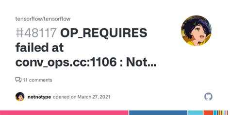 Oprequires Failed At Convopscc1106 Not Found No Algorithm Worked · Issue 48117