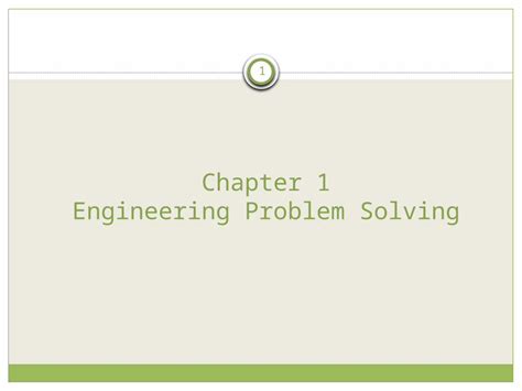 Pptx Chapter 1 Engineering Problem Solving 1 Hardware And Software 2 A Computer Is A Machine