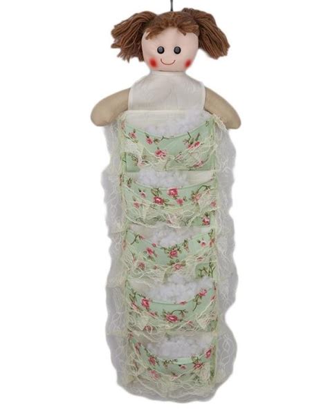 0044 1 Cotton Five Pockets Doll Rack Pink Daraz Pk