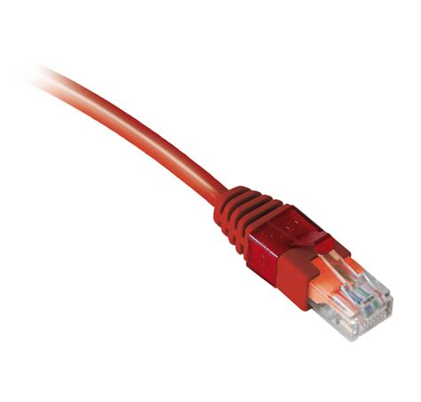 Patch Cord CCS RJ45 RJ45 Cat 6 U UTP FLEX LSZH Colore Rosso 5 Mt QUBIX
