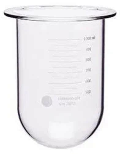 borrosilicate cylindrical dissolution flask for chemical laboratory