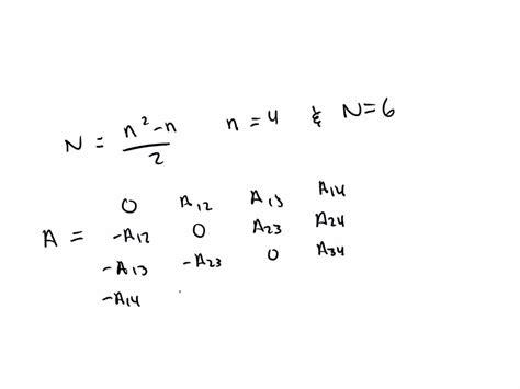 SOLVED Write A By Antisymmetric Matrix To Show That There Are Numerade
