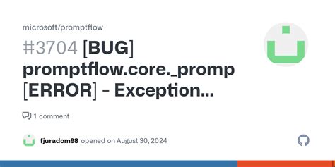 BUG Promptflow Core Prompty Utils ERROR Exception Occurs InternalServerError Error Code