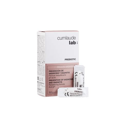 Cumlaude Prebiotic Óvulos Vaginales 3gx10 Óvulos Farmacia Amaro Area