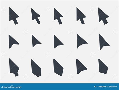 Arrow Cursor Icon Set Stock Vector Illustration Of Choice 116832459