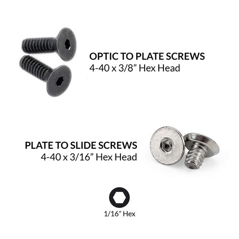 Adapter Plate Screws Rmr To Rmsc Zaffiri Precision