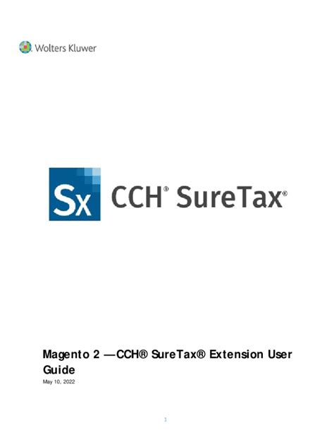Fillable Online Cch Suretax Sales Tax Solution Marketplace