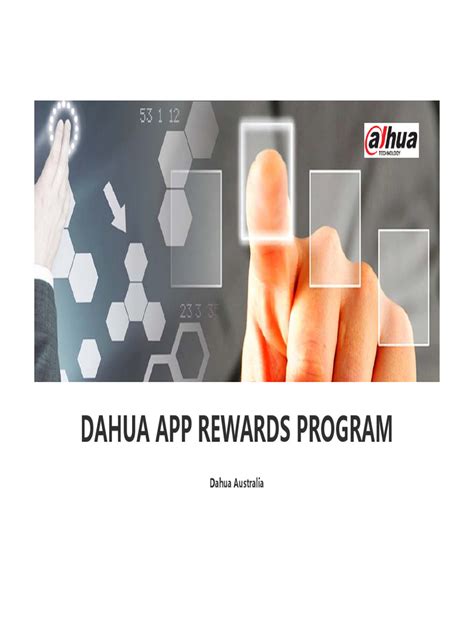 App Program For Customer Dahua Australia Pdf Qr Code Information Technology