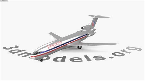 360 View Of Boeing 727 3d Model 3dmodels Store