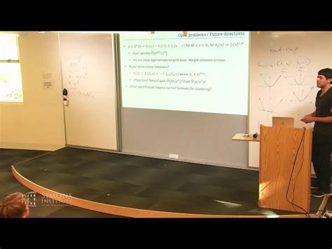 Free Video Sparsifying Generalized Linear Models From Simons Institute