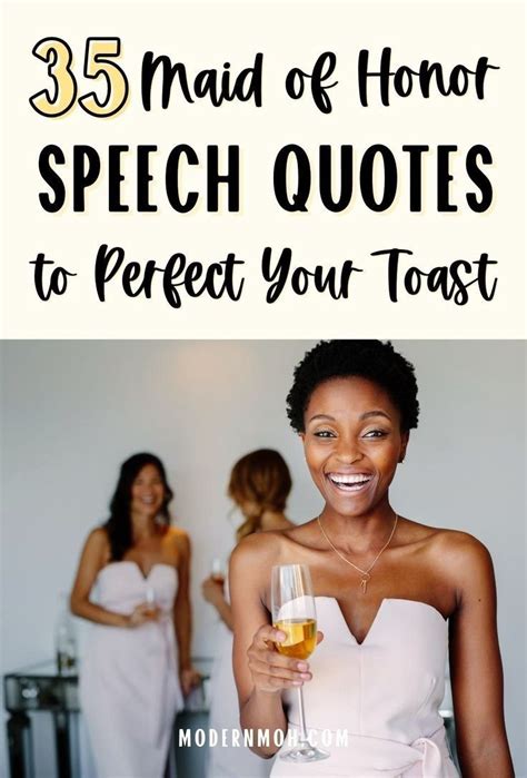 35 Maid Of Honor Speech Quotes To Enhance Your Toast Artofit