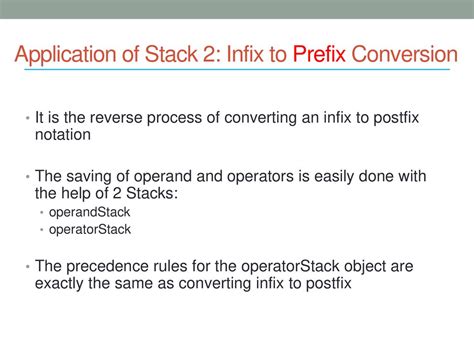 (Part 2) Infix, Prefix & Postfix - ppt download