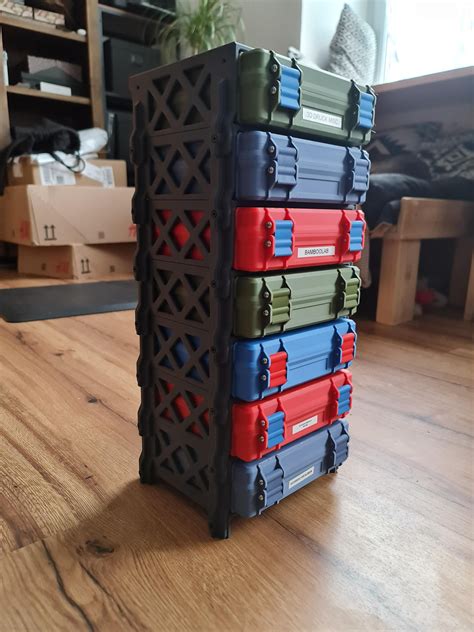 Modular Racksystem For Rugged Gridfinity Boxes R Bambulab