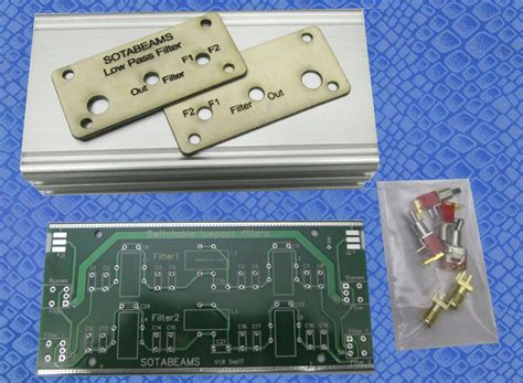 Two Band Low Pass Filter Kit For Wsprlite Wsprlite Flexi With Enclosure