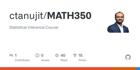 GitHub - ctanujit/MATH350: Statistical Inference Course | Tanujit ...