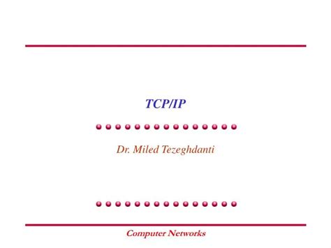 Ppt Tcp Ip Powerpoint Presentation Free Download Id 5155383
