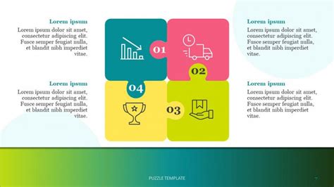 Playful Puzzle Presentation Free PowerPoint Template