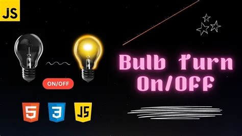 Bulb On Off Javascript Using Button Bulb On Off Javascript