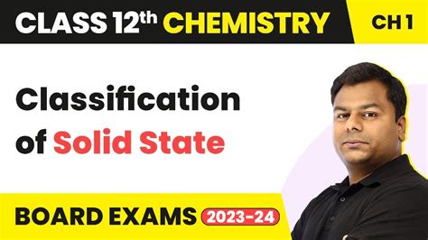 Classification Of Solid State Class 12 Chemistry Chapter 1 2022 23