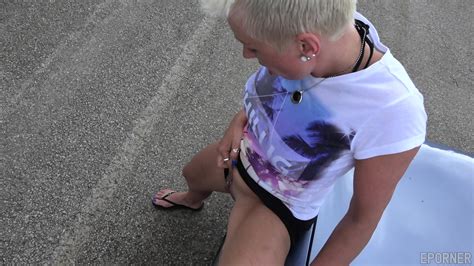 Blonde Girl Is Peeing Outdoor Mandy Mystery Eporner