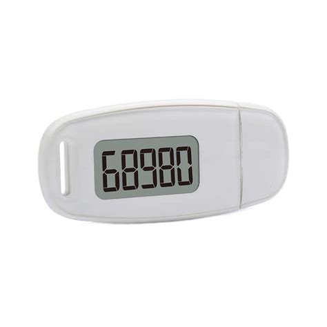 3d Sensor Pedometer Step Counting Device With Blue Backlight Clip On Pedometer With Detachable