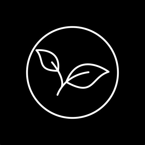 Leaves Line Inverted Icon 42836292 Vector Art At Vecteezy