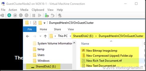 Shared VHDX In Windows 2016 VHDS And The Backing Storage File Working Hard In IT