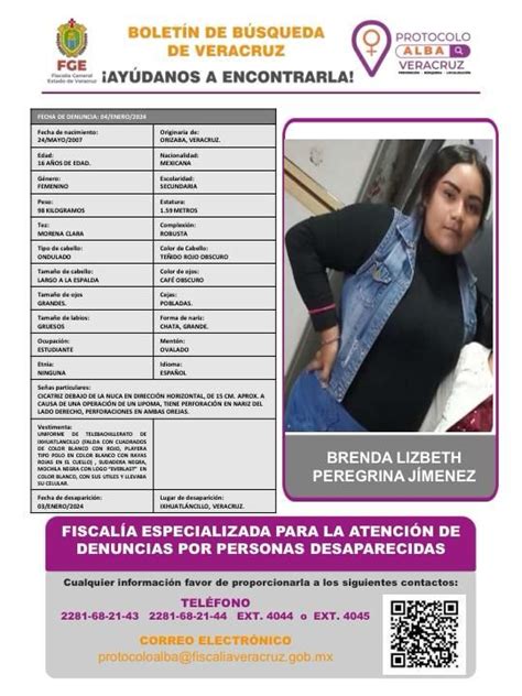 Brenda Lizbeth Peregrina JimÉnez Fiscalía General Del Estado De Veracruz