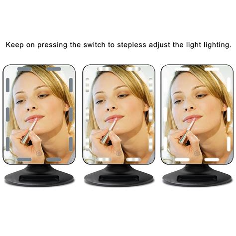 Led Makeup Mirror Touch Screen Makeup Mirror With Lights