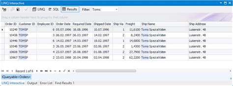View Data With Sorting Grouping Filtering Etc