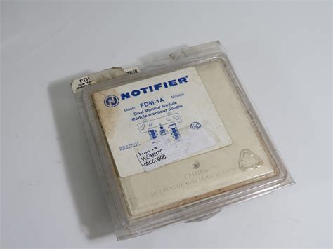 Notifier Fdm 1a Dual Monitor Module Missing Resistor Used