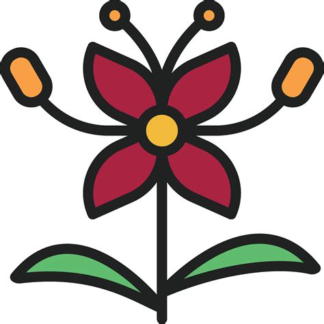 Ixora Icon Image 27533871 Vector Art At Vecteezy