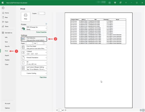 How To Set Print Area In Excel Easy Ways