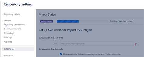 Error Connection Is Not Available Request Timed Out During Svn To Git Migration Svn Mirror