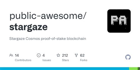 Github Public Awesome Stargaze Stargaze Cosmos Proof Of Stake Blockchain