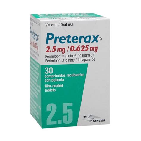Preterax 250625mg Comprimidos Farmaciard