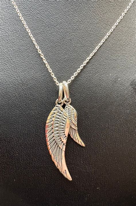 Sterling Silver Angel Wings With Necklace Item 294 Mccrorys